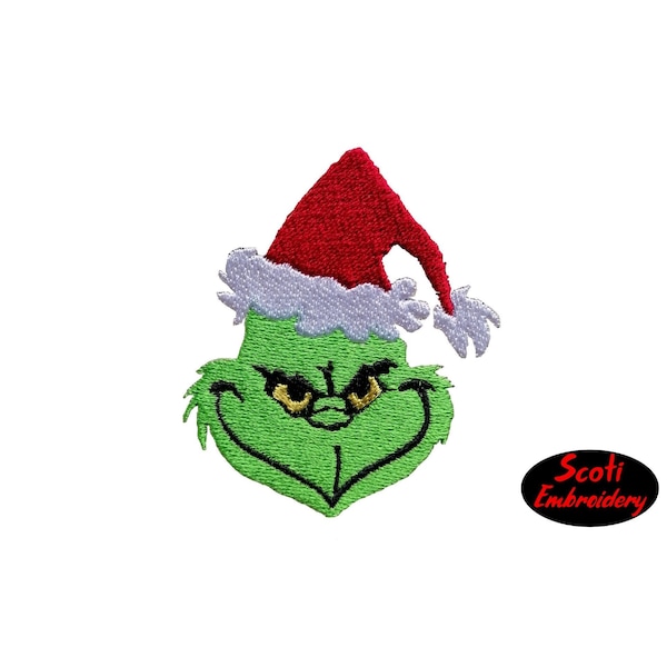 Grinch Embroidery Design - Etsy