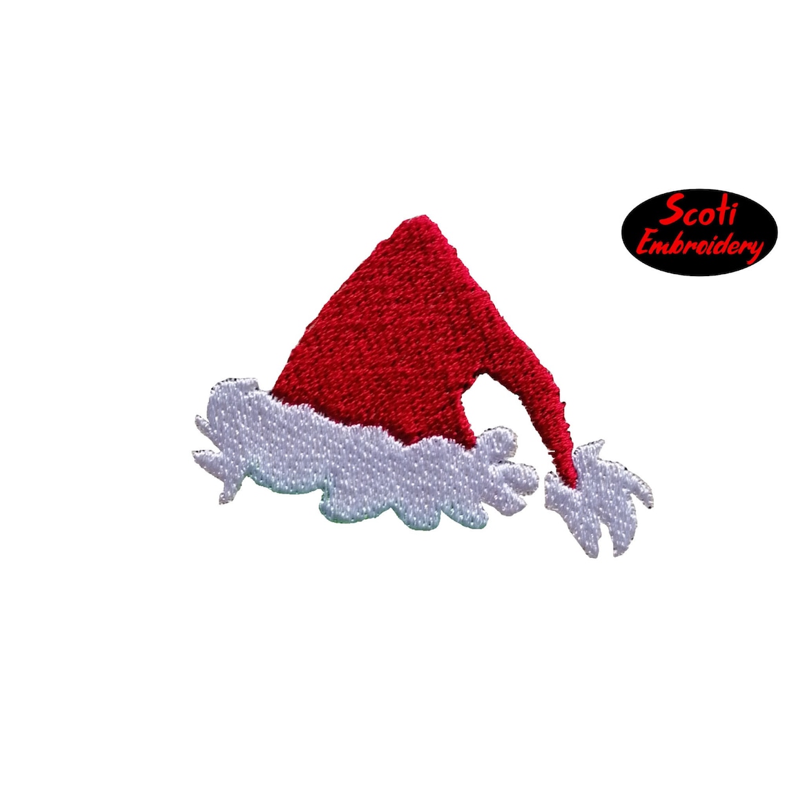 Christmas Santa Hat Embroidery Design Embroidered Christmas | Etsy
