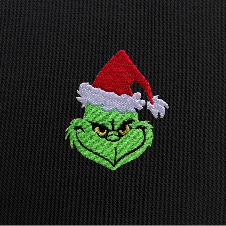 The Grinch Machine Embroidery Design Embroidered The Grinch | Etsy