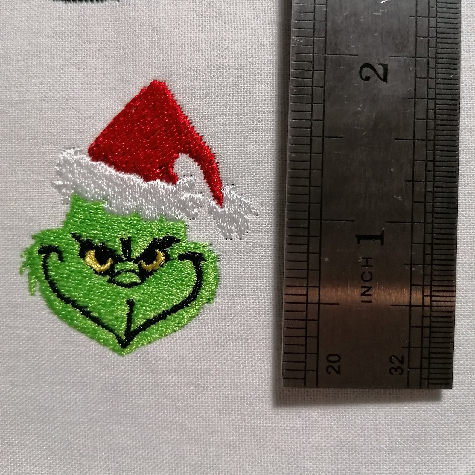 The Grinch Machine Embroidery Design Embroidered The Grinch | Etsy