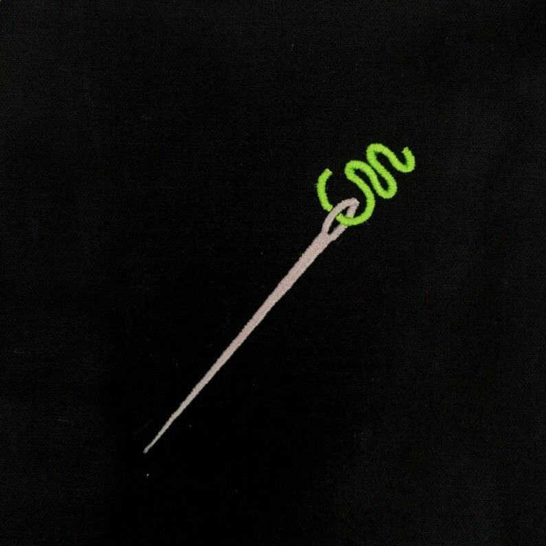 Needle and Thread Machine Embroidery Design Embroidered | Etsy