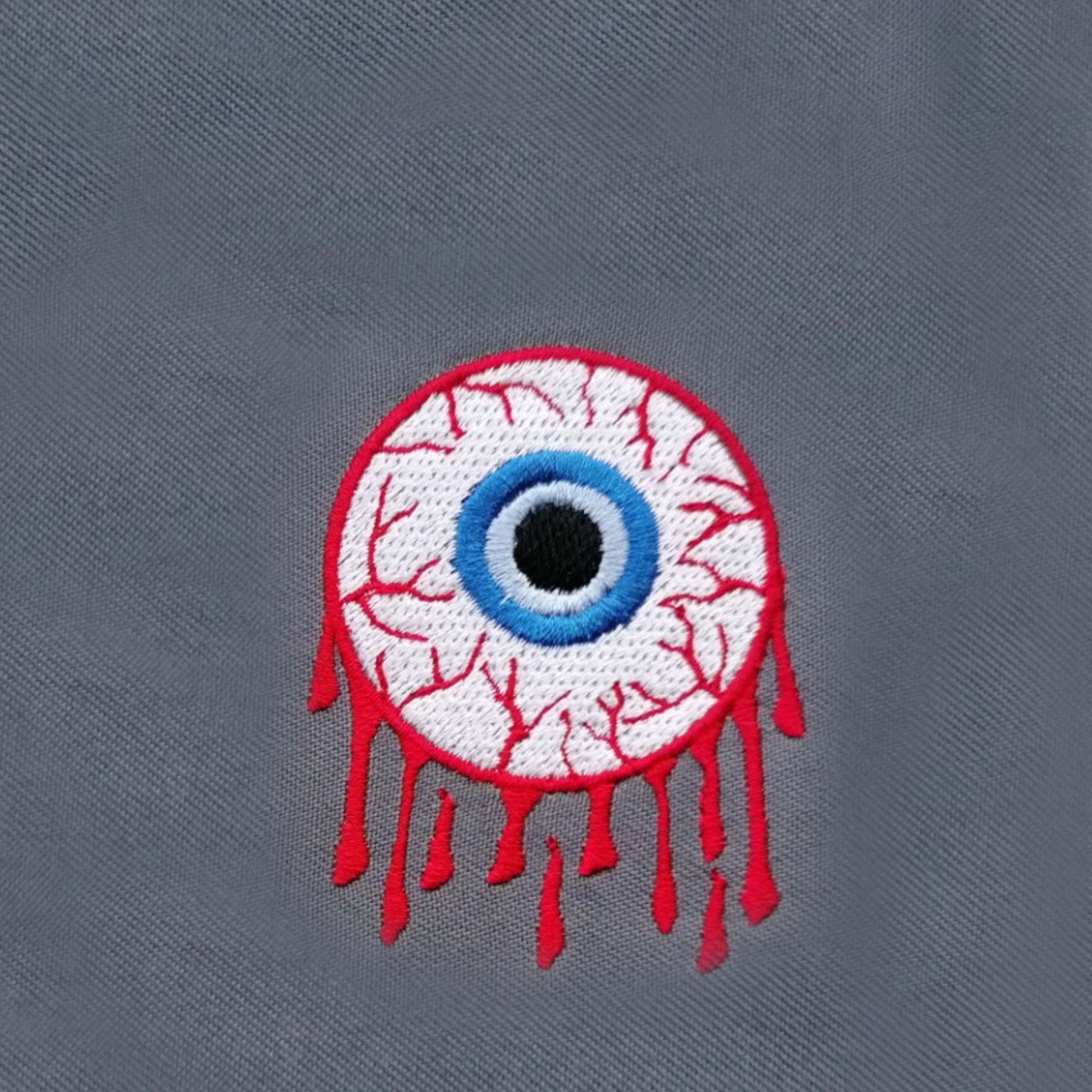Eyeball Machine Embroidery Design, Embroidered Halloween Bloodshot Eye ...