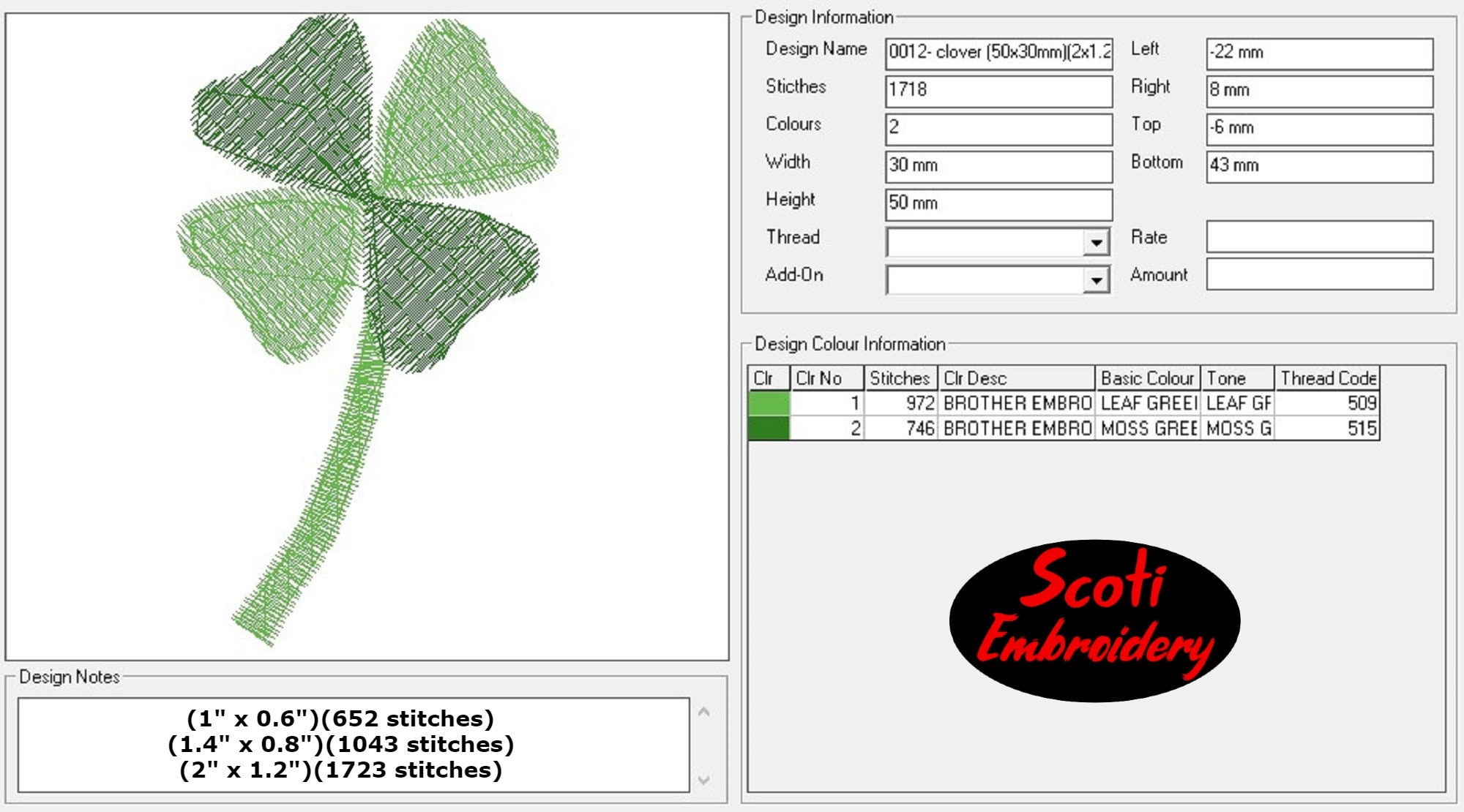 Clover Machine Embroidery Design Clover Machine Embroidery - Etsy