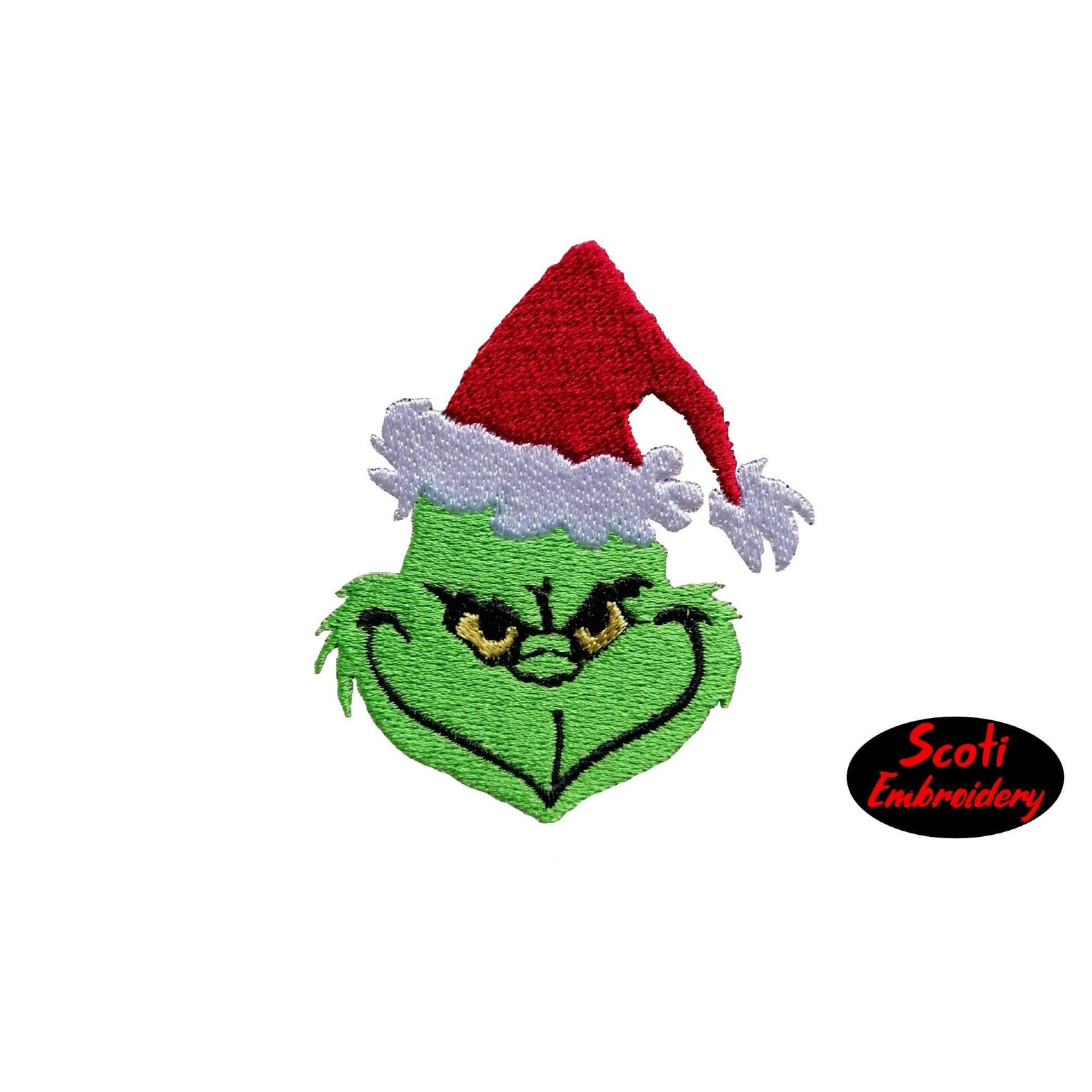 The Grinch Machine Embroidery Design, Embroidered the Grinch Pattern ...