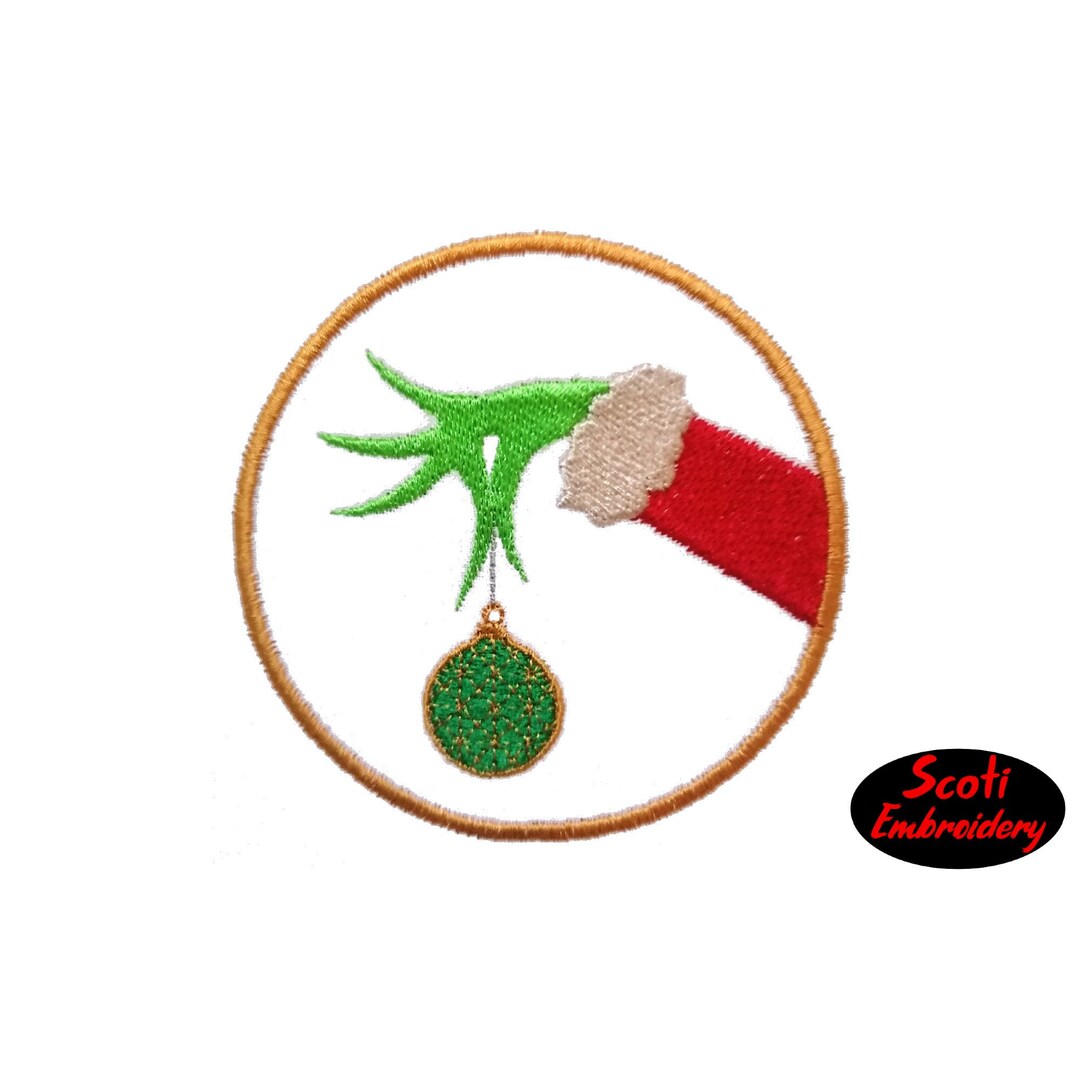 The Grinch Machine Embroidery Design, the Grinch Christmas Pattern ...