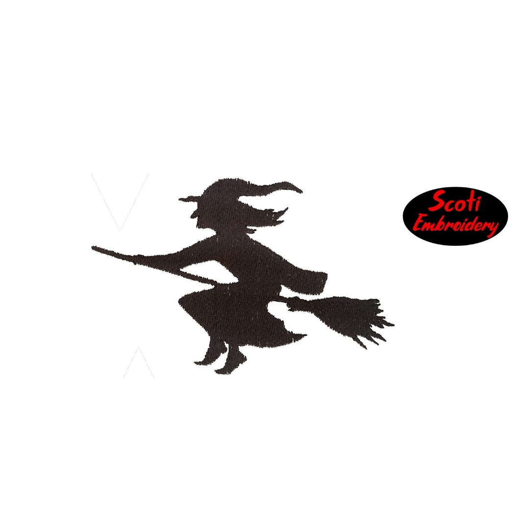 Witch Embroidery Designs, Witch Embroidery Design, Wicked Witch Shape ...