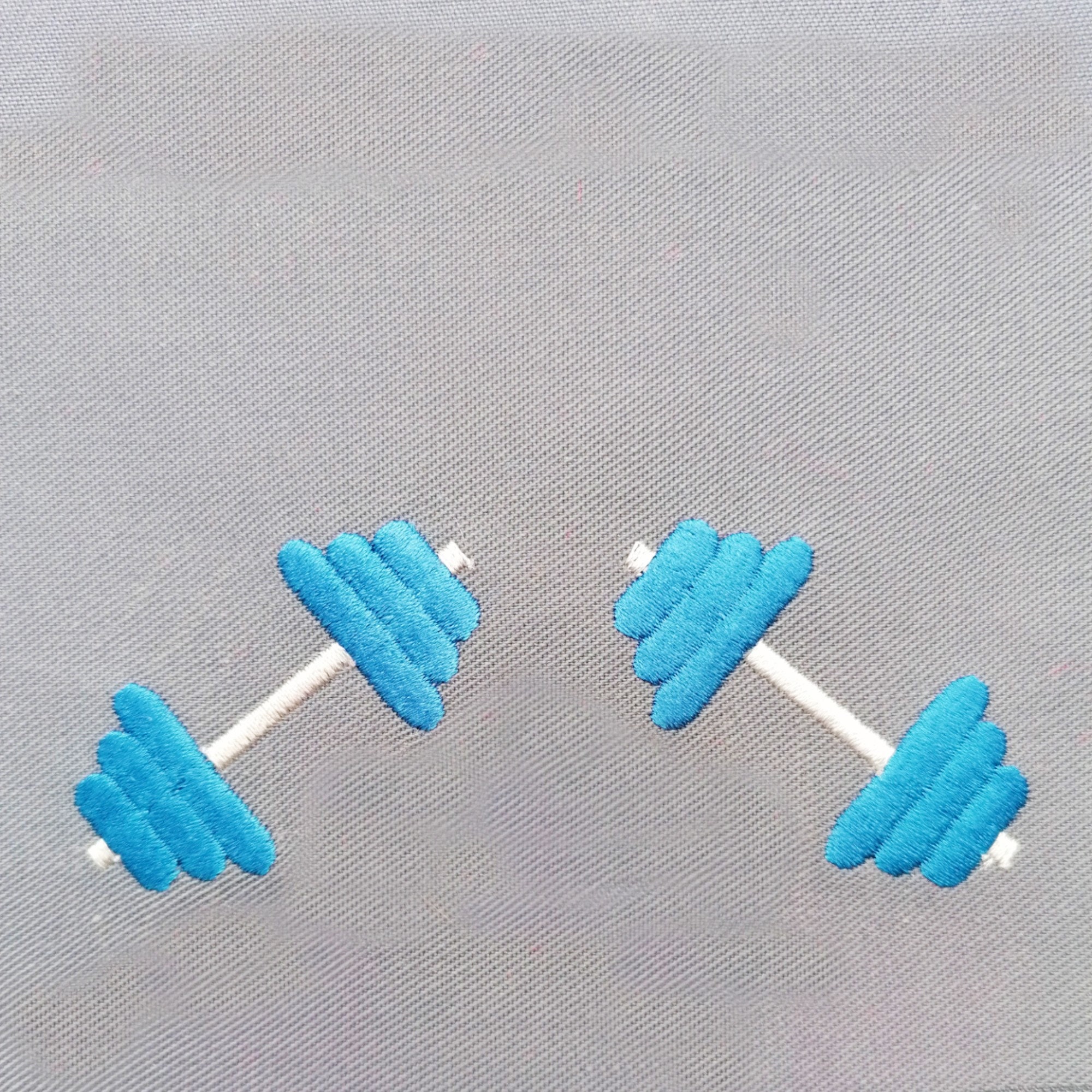 Barbell and Dumbbell Gym Weights Machine Embroidery Designs - Etsy