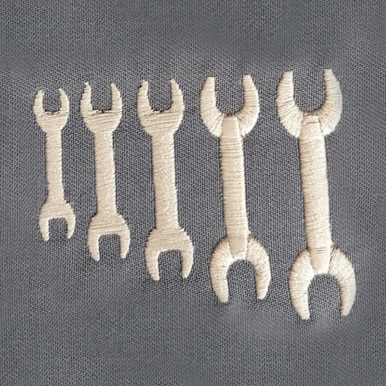 Mini Spanner Embroidery Design Spanner Embroidery Designs | Etsy