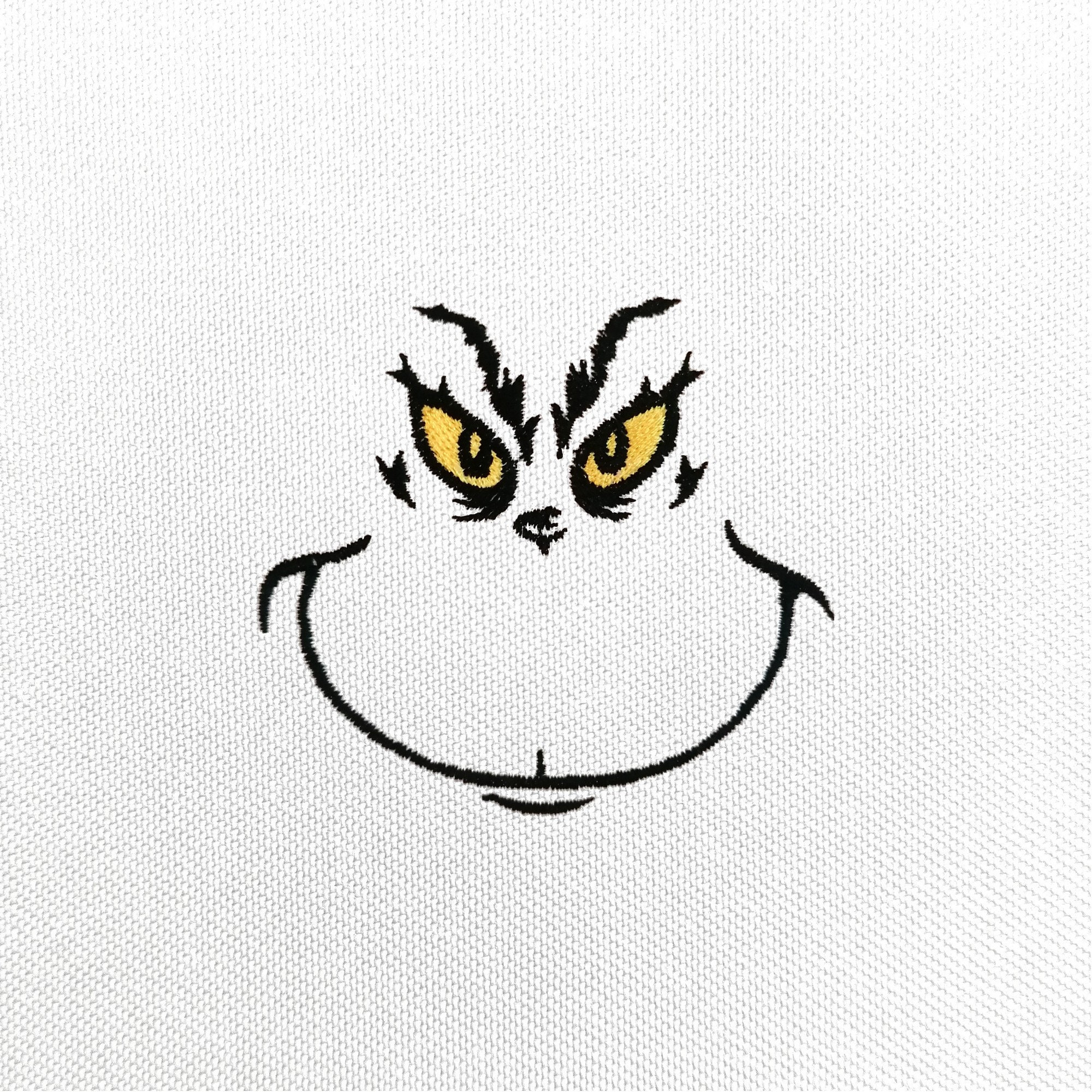 The Grinch Machine Embroidery Design Set Embroidered the | Etsy