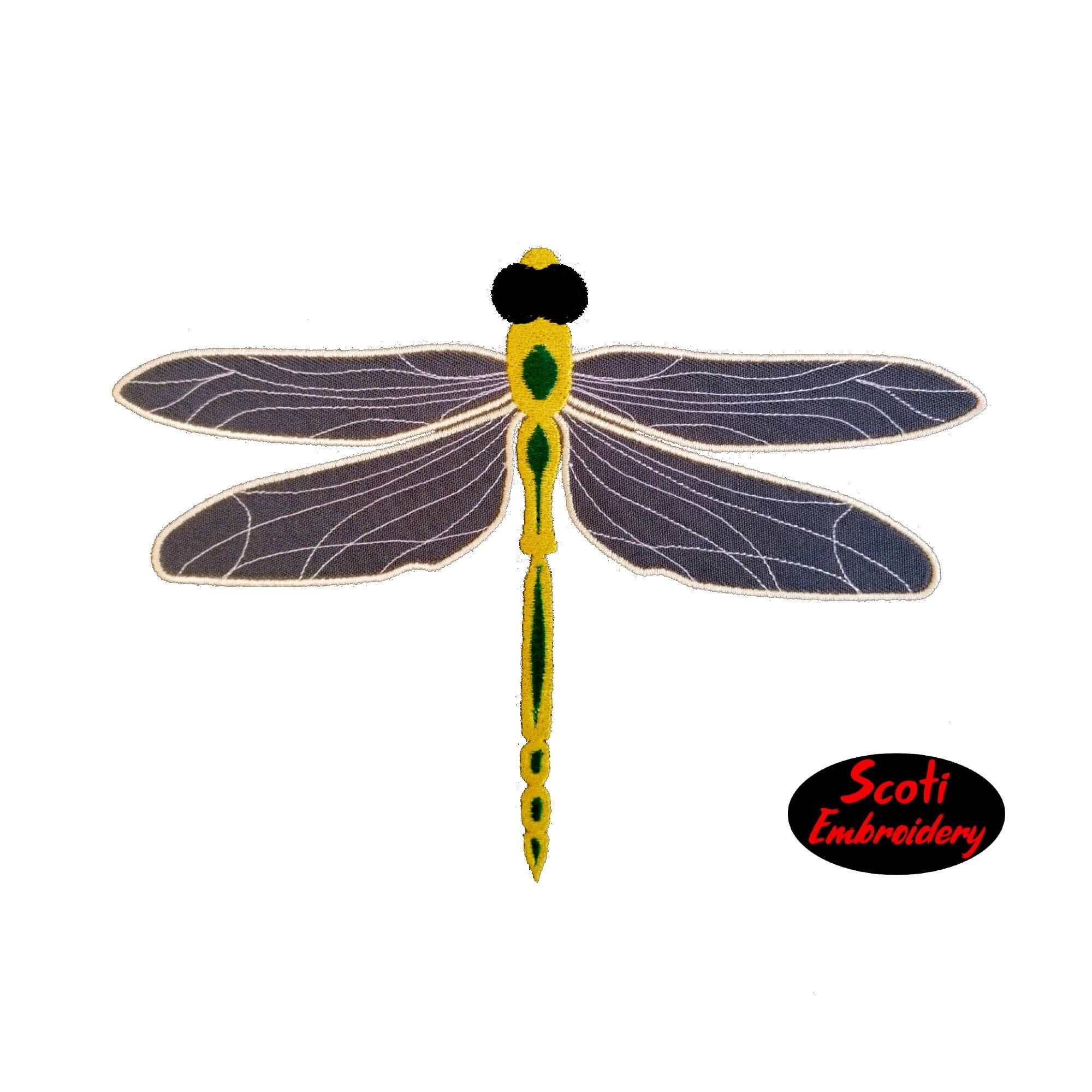 Dragonfly Machine Embroidery Design Dragonfly Machine - Etsy