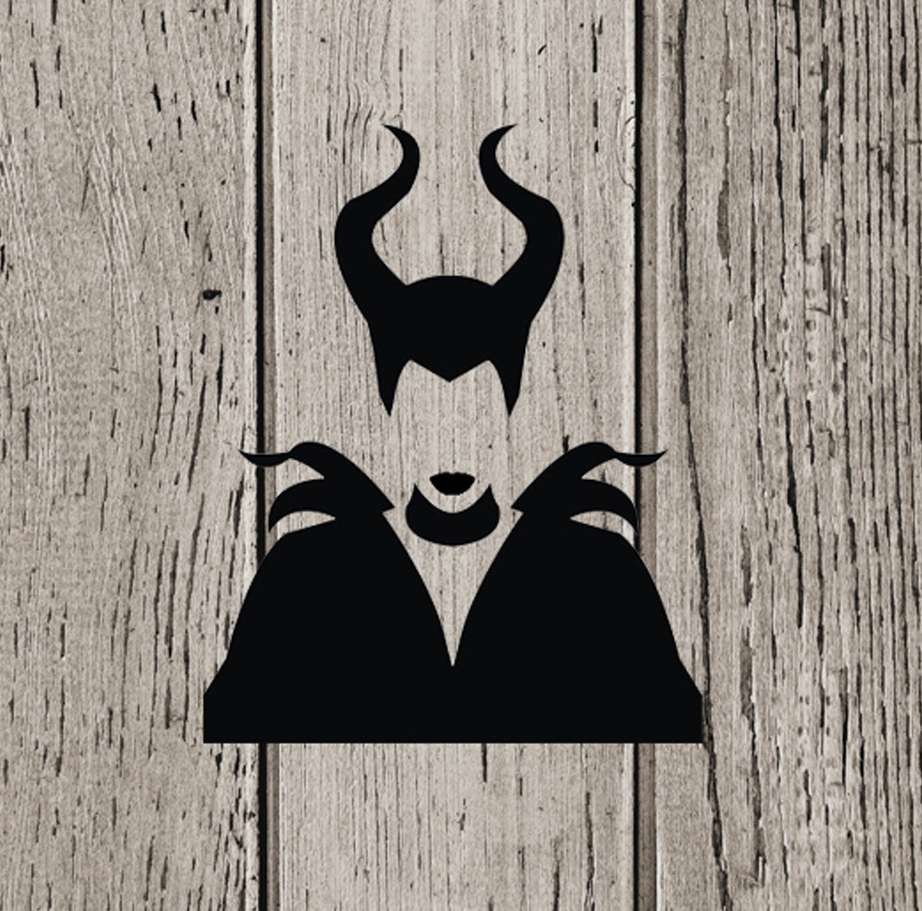 Maleficent Vinyl Decal Magic Band Decal Maleficent Car - Etsy