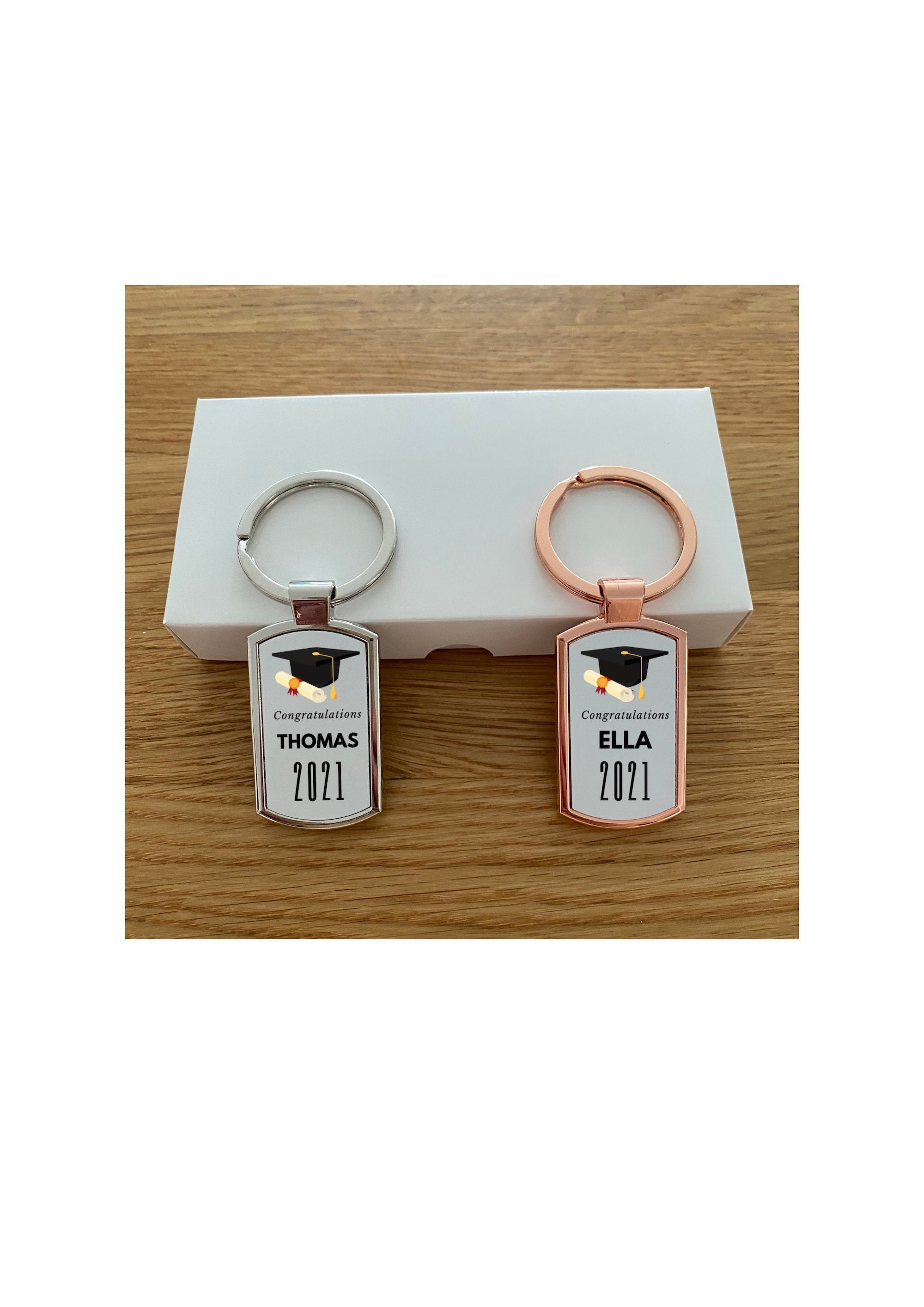 Personalised Graduation Keyring Graduation Gift - Etsy UK