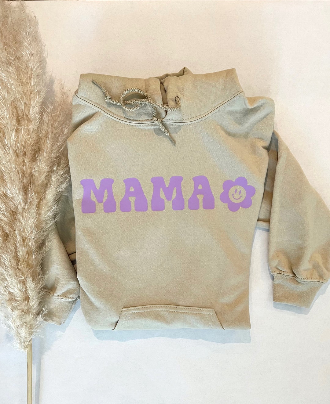 Retro Mama Smiley Flower Unisex Sweatshirt | Mama Unisex Adult ...