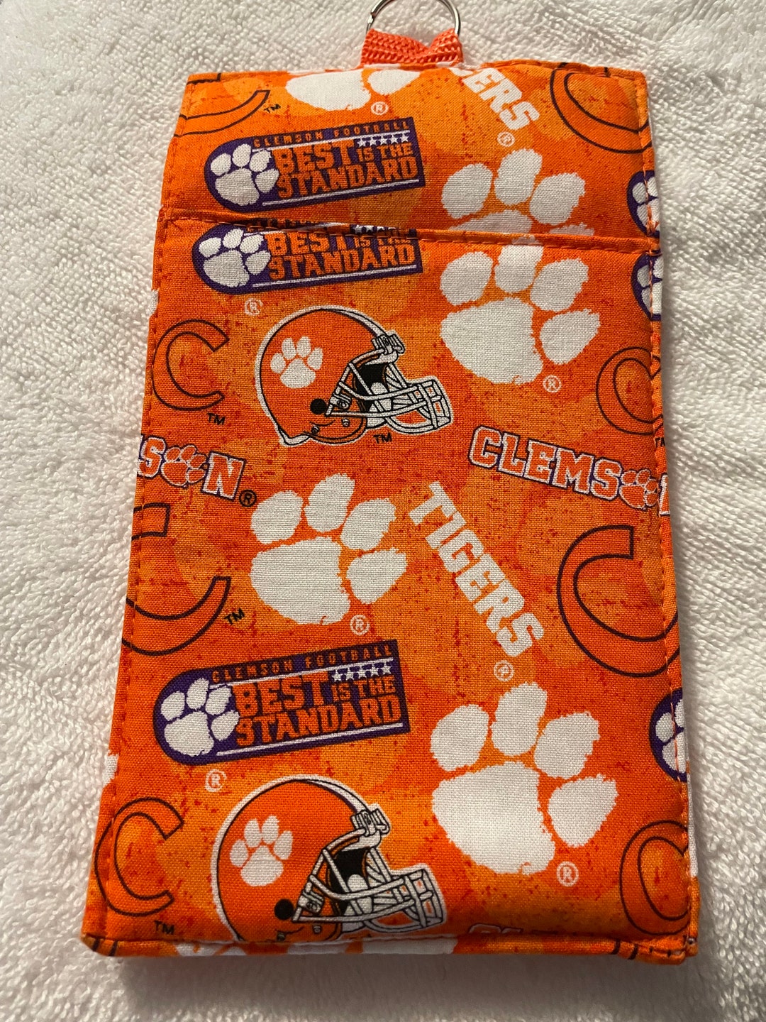 CLEMSON PHONE WALLET - Etsy