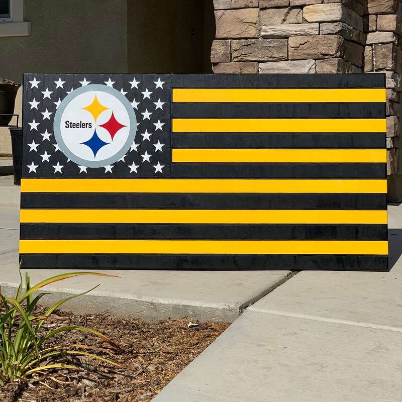 Steelers Wood Sign - Etsy