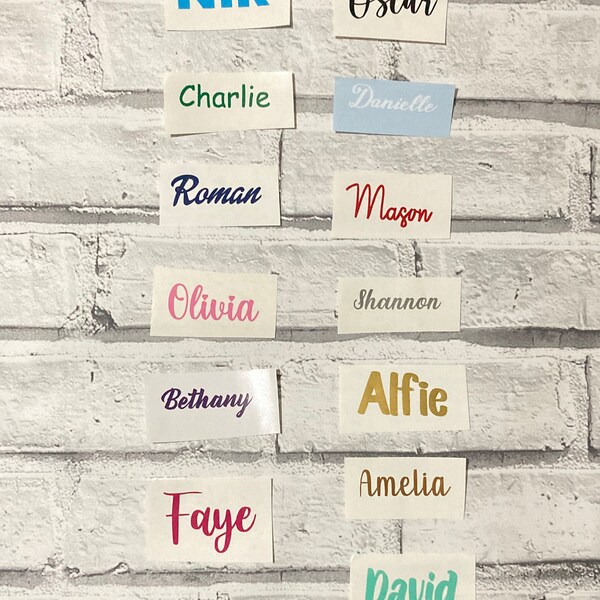 Name Decal - Etsy UK