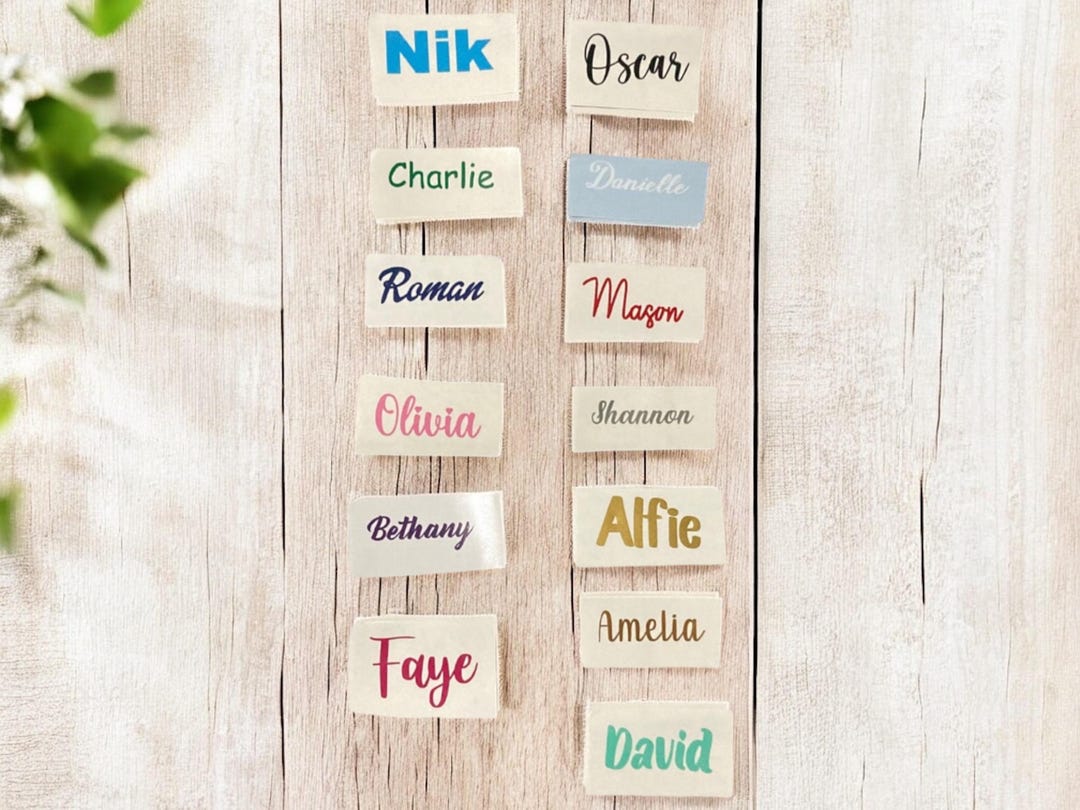 Personalised Vinyl Name Stickers | Custom Name Decal | Vinyls for ...