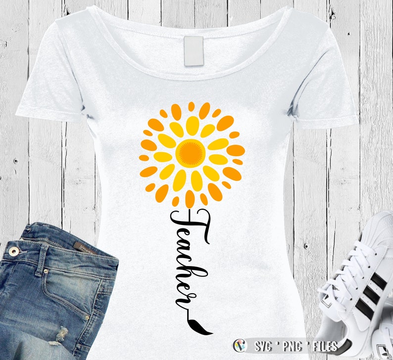 Daisy Teacher Svg Flower Daisy Svg Sunflower Svg Teacher - Etsy