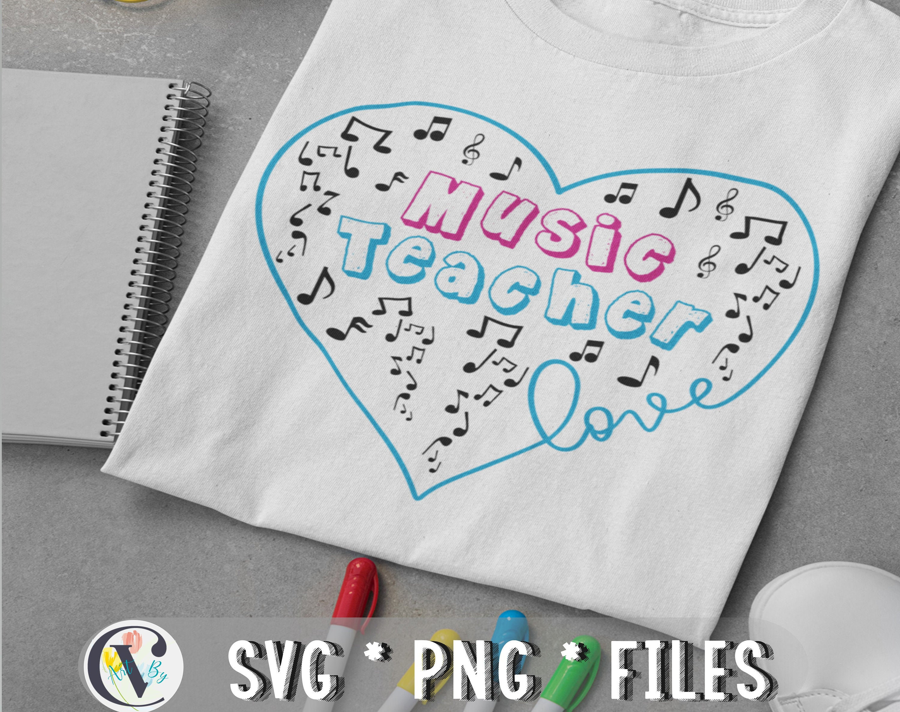 Music Teacher Svg Back to School Svg Musical Notes Svg Band - Etsy ...