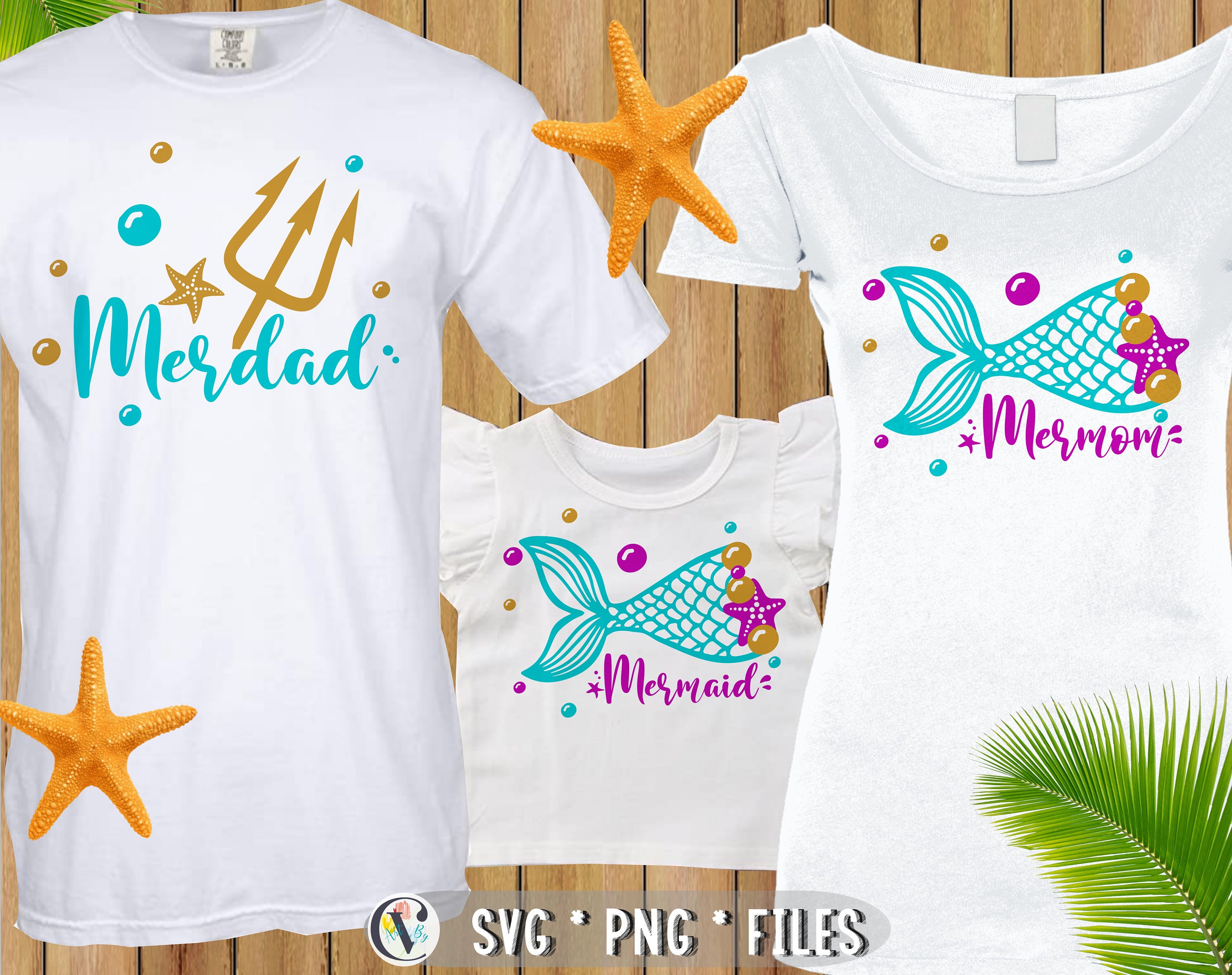 Mermaid Birthday Svg, Mermaid Svg, Mermaid Mom Svg, Mermaid Dad Svg ...
