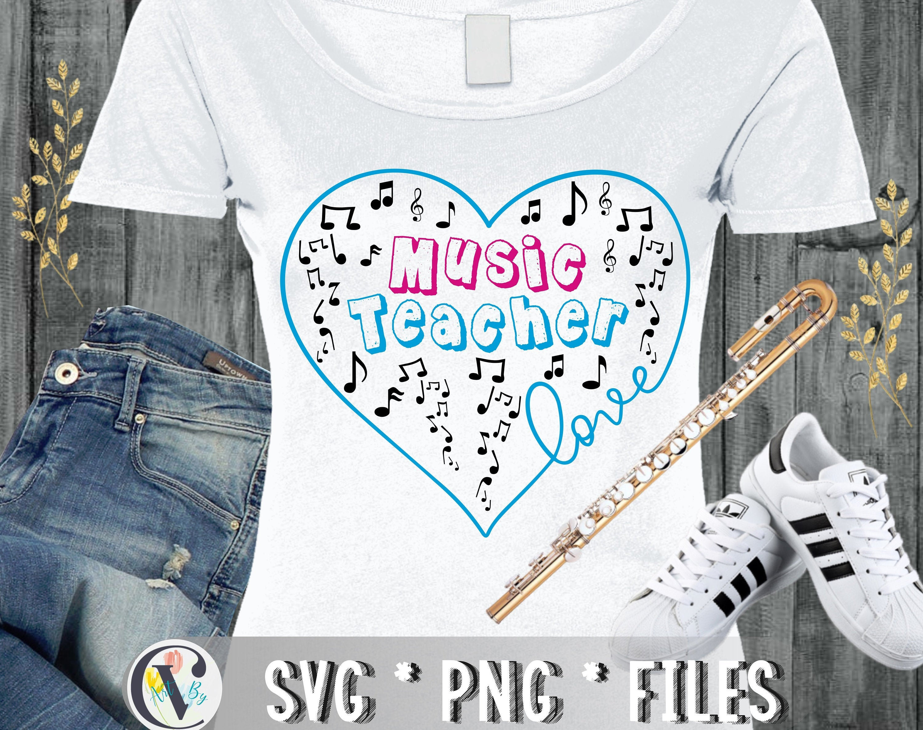 Music Teacher Svg Back to School Svg Musical Notes Svg Band - Etsy ...