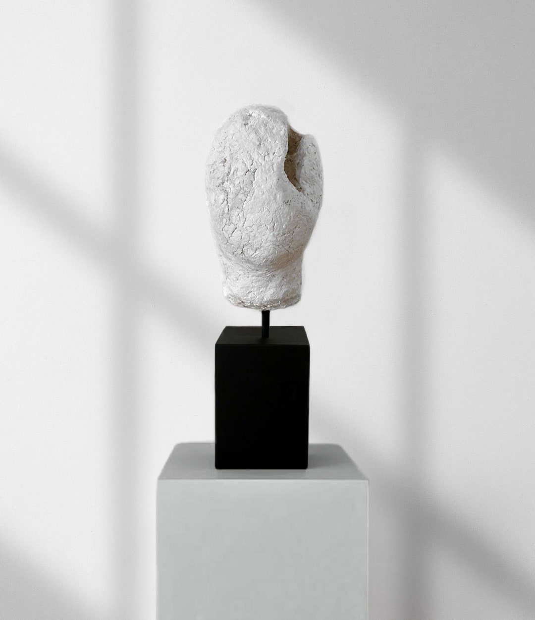 Sculptural Relic, Statue Bust, Texture, Contmporary Organic Statue ...