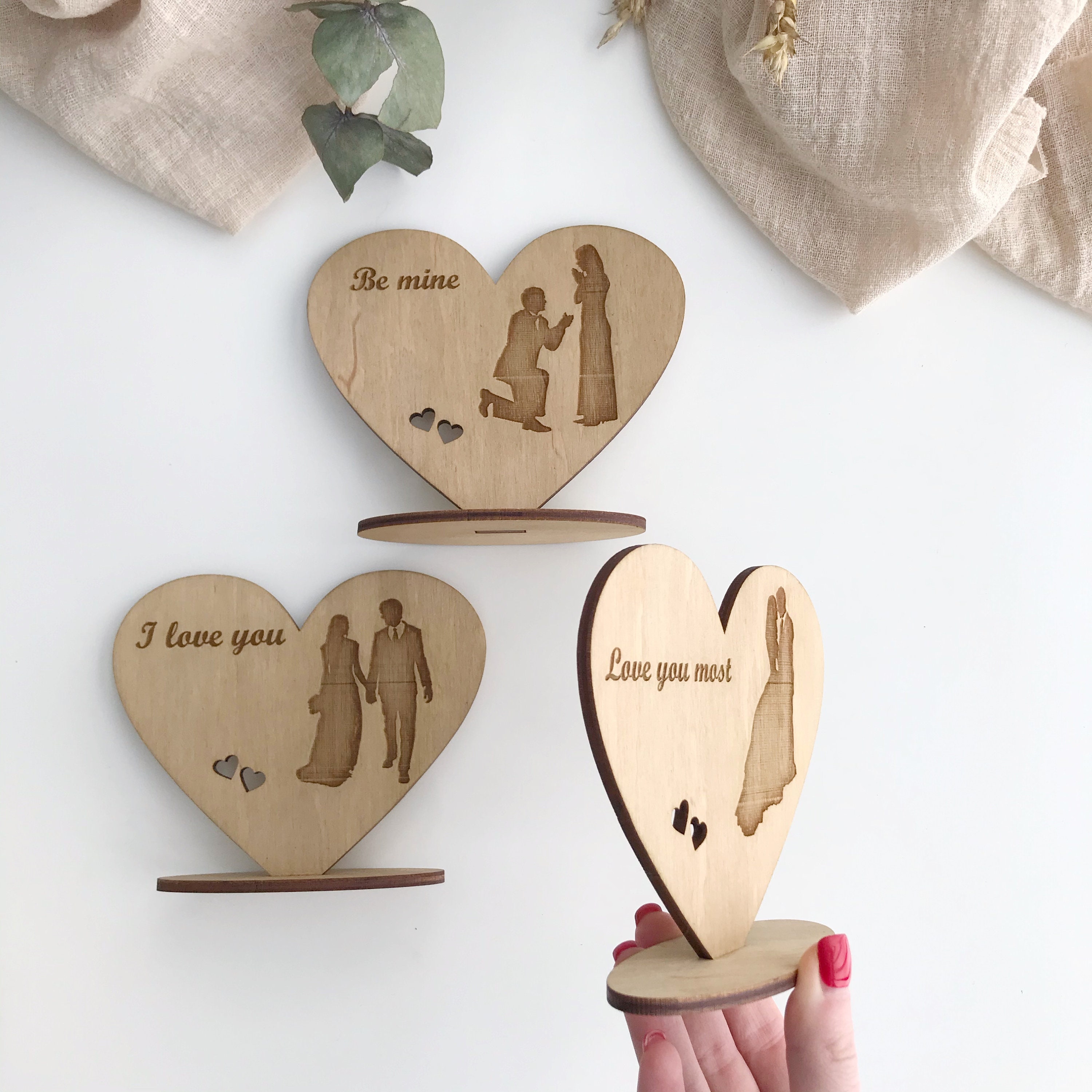 Valentine Heart Svg For Glowforge Long Distance T For Etsy