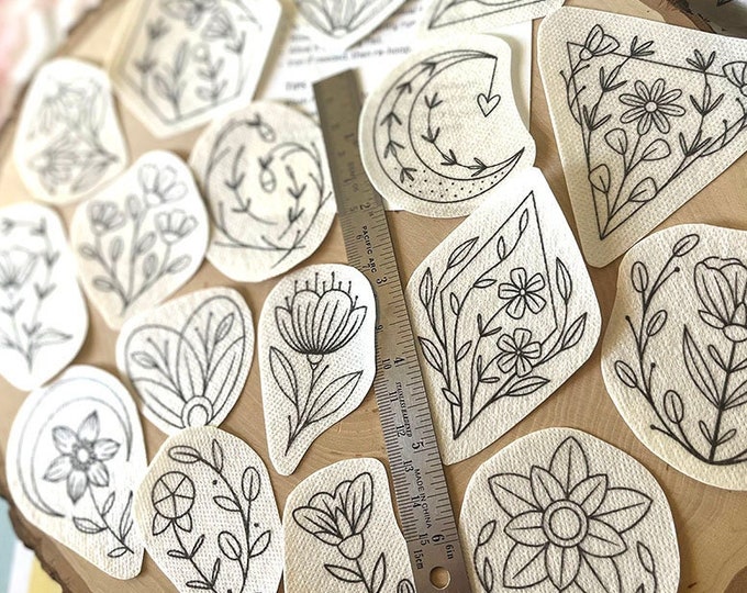 15 Stick and Stitch Flower Embroidery Designs, Stick and Stitch ...