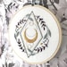 Pagan Art Hand Embroidery Pattern PDF With Laurels and Moon - Etsy