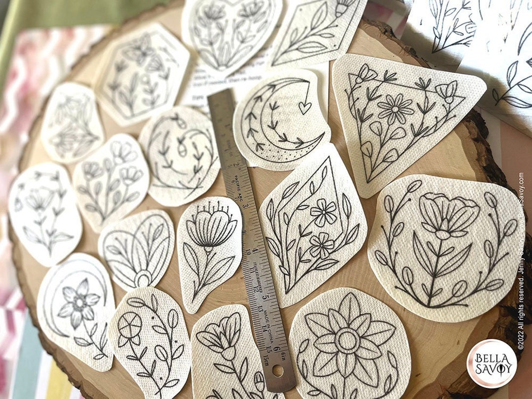 17 Cute Floral Stick and Stitch Embroidery Designs | Stick and Stitch ...