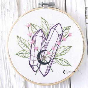 Crystal Pdf Embroidery Pattern Hand Embroidery Pdf Pattern Crystal ...