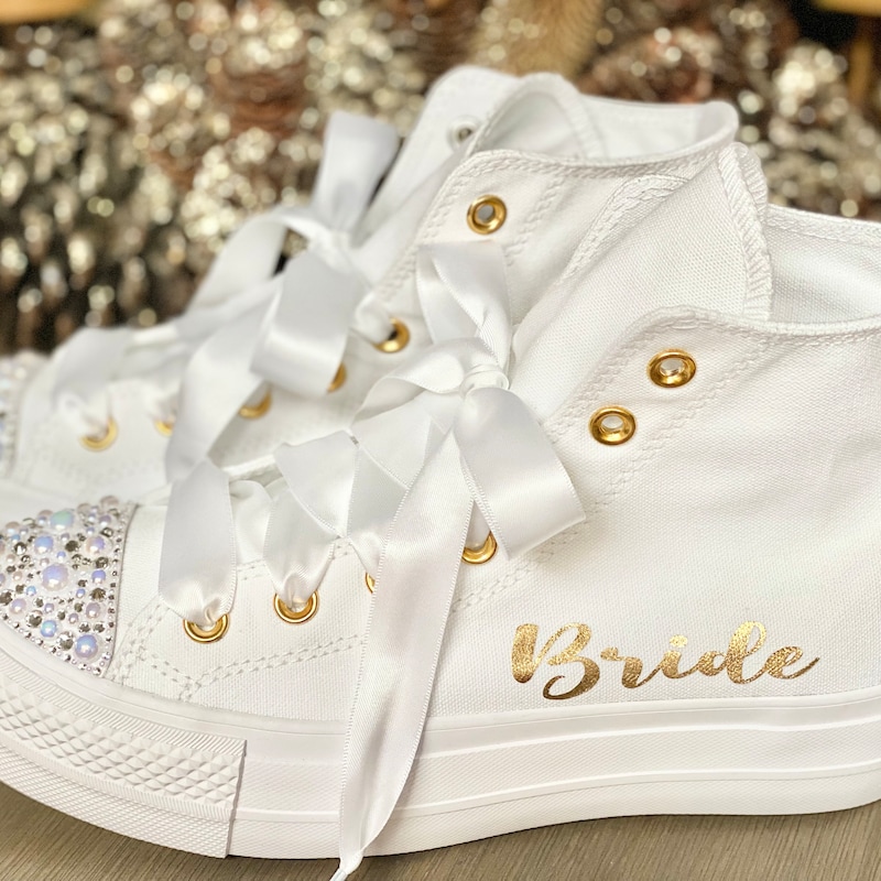 Wedding Converse - Etsy