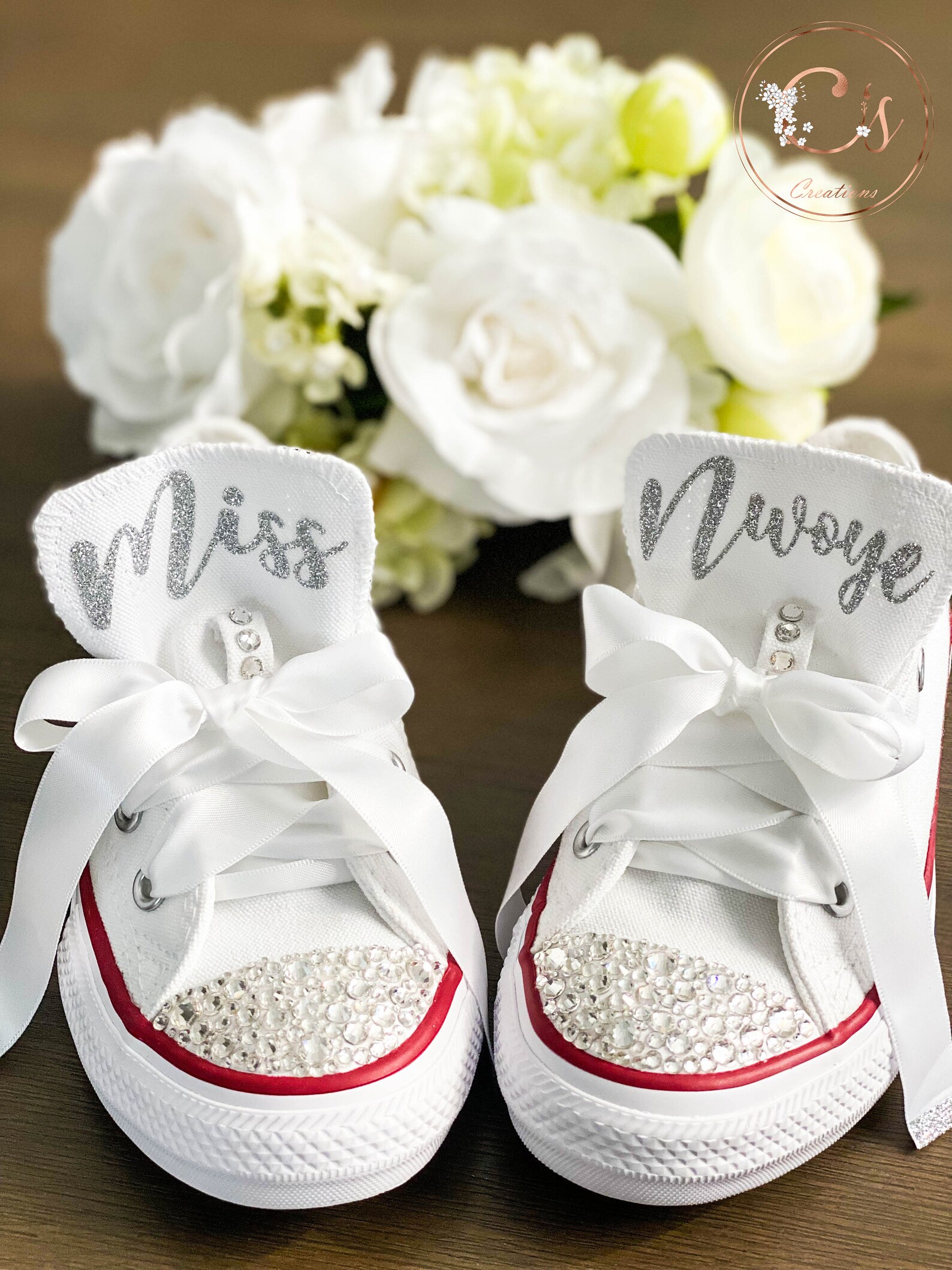 Mommy&me Converse/customized Wedding Converse/mommy and Me | Etsy