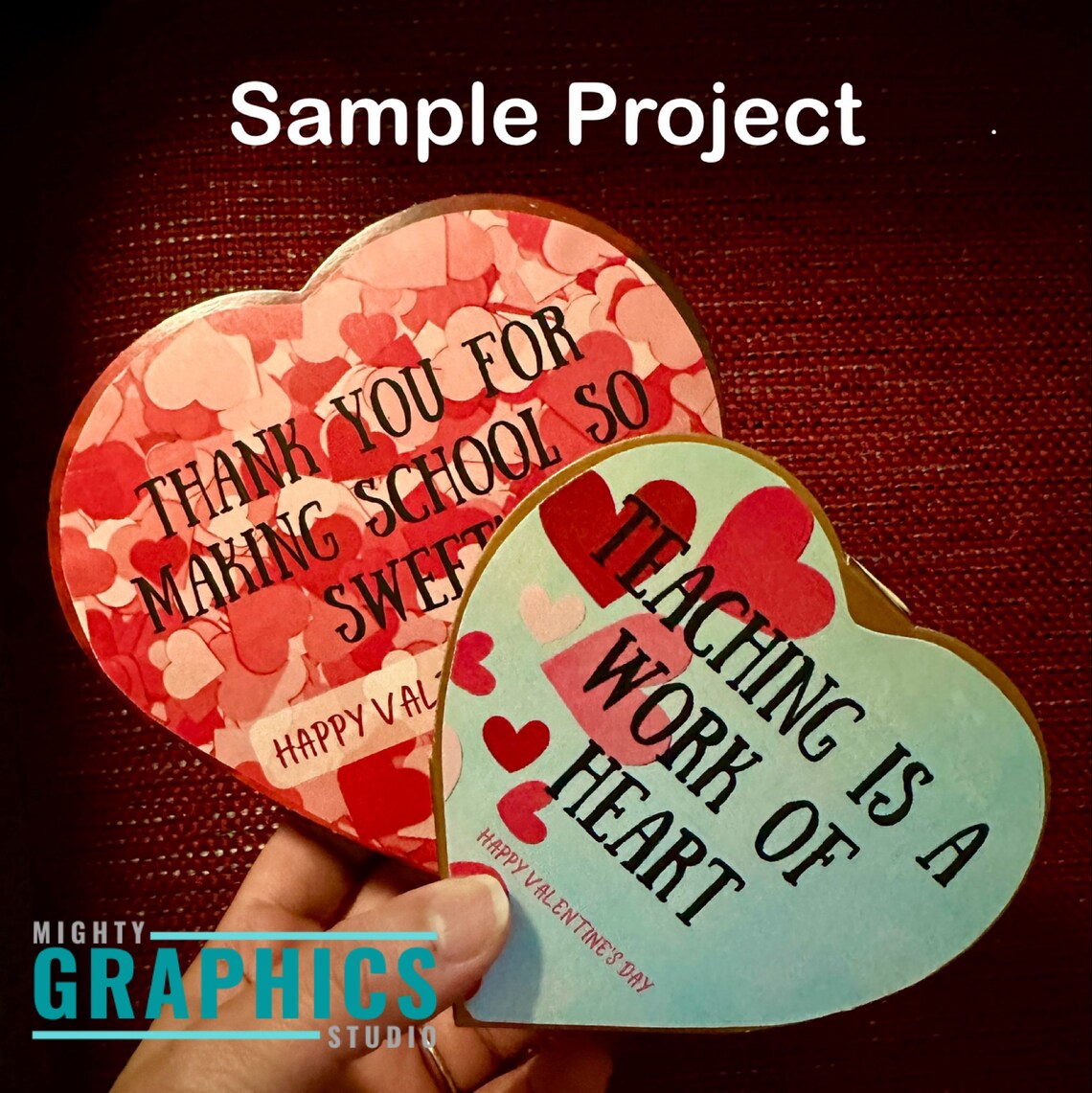 Chocolate Heart Label Template for 4.03oz RS Editable Treat Box Canva ...