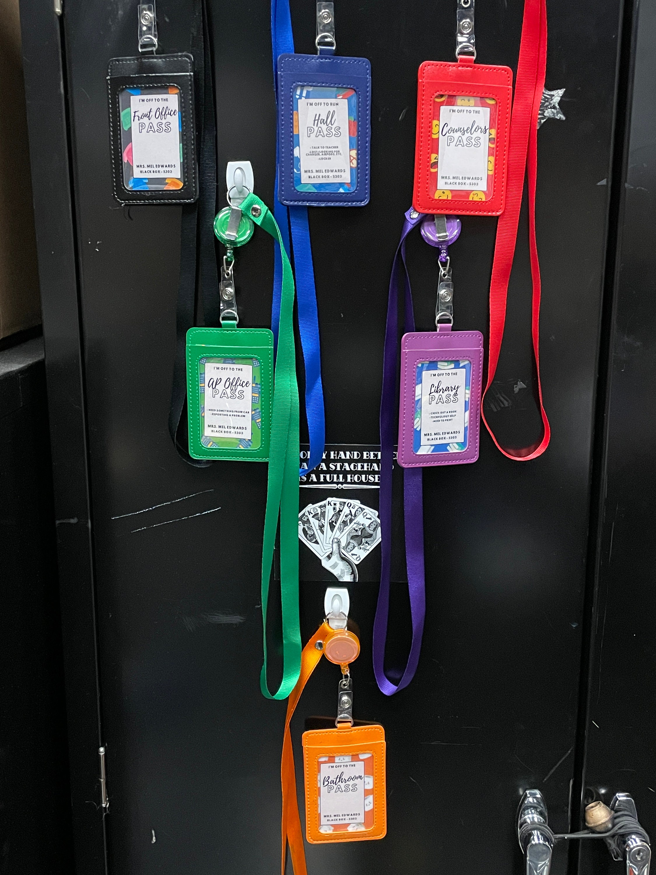 Printable Hall Passes **DIGITAL DOWNLOAD**, Canva Template, Elementary ...