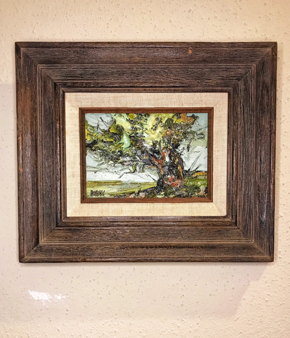 Jim Rabby Original signed impasto oil painting in original | Etsy