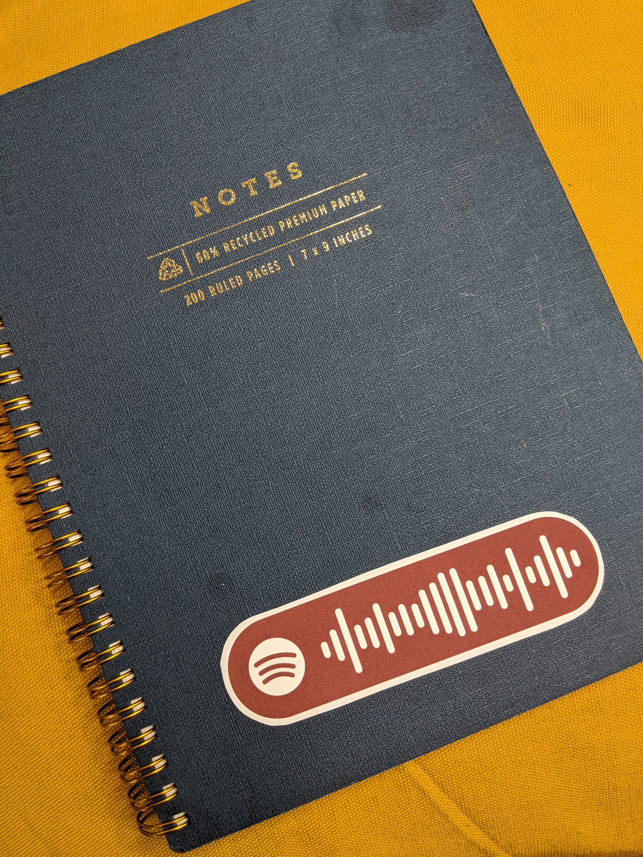 Custom Spotify Code Scannable Sticker - Etsy