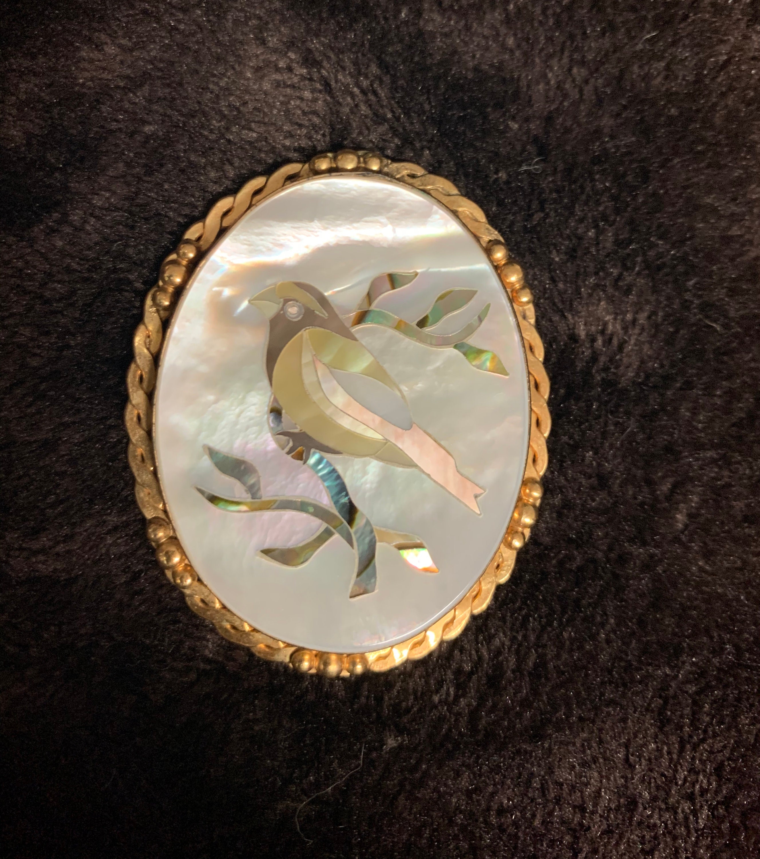 Mother of Pearl Inlay Pendant | Etsy