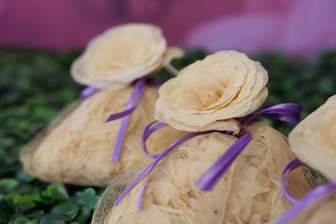 3-pack Dainty Floral Sachets With Ribbon - Etsy