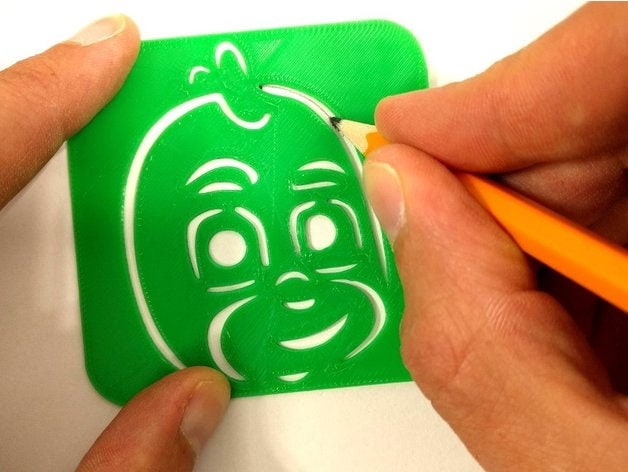 PJ Masks Stencils STL 3D model download | Etsy