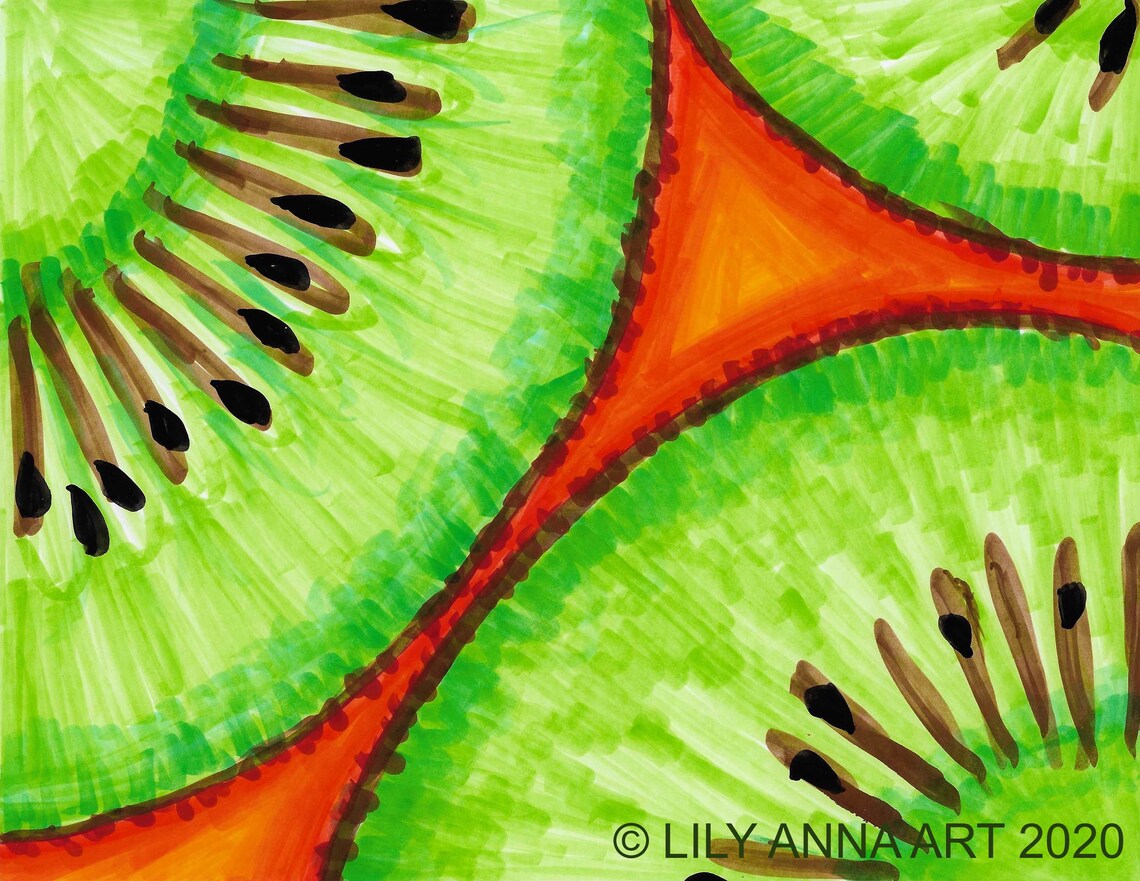 Fruit Drawing Print Buy 2 Get 1 Free - Etsy