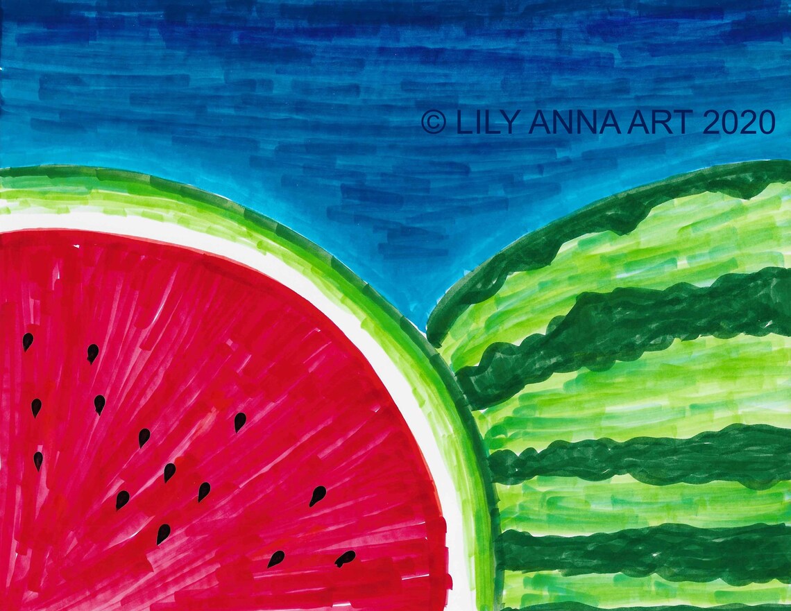 Fruit Drawing Print Buy 2 Get 1 Free - Etsy