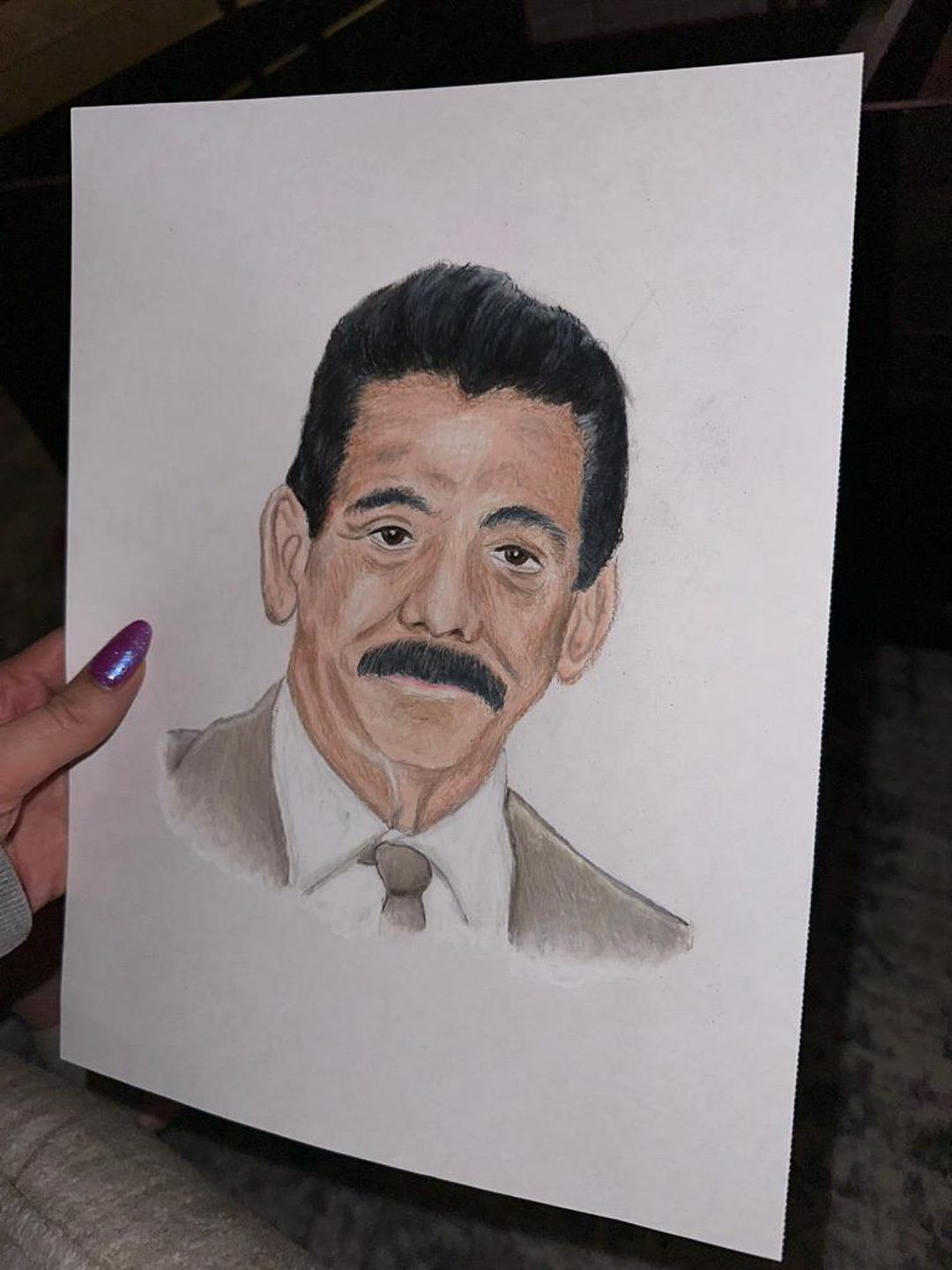 Custom Hand-drawn Portrait - Etsy