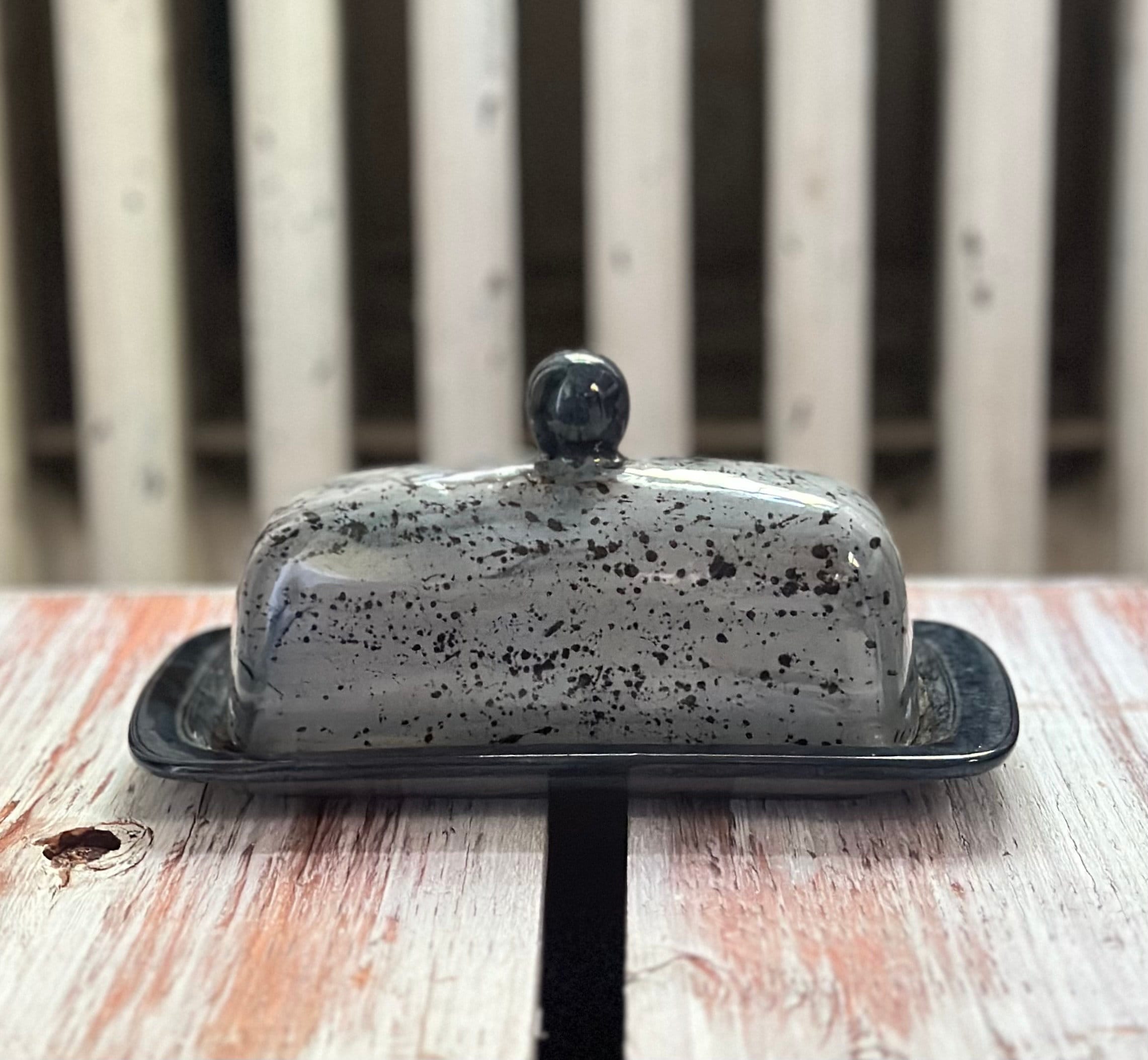 Ceramic Butter Dish With Lid - Etsy