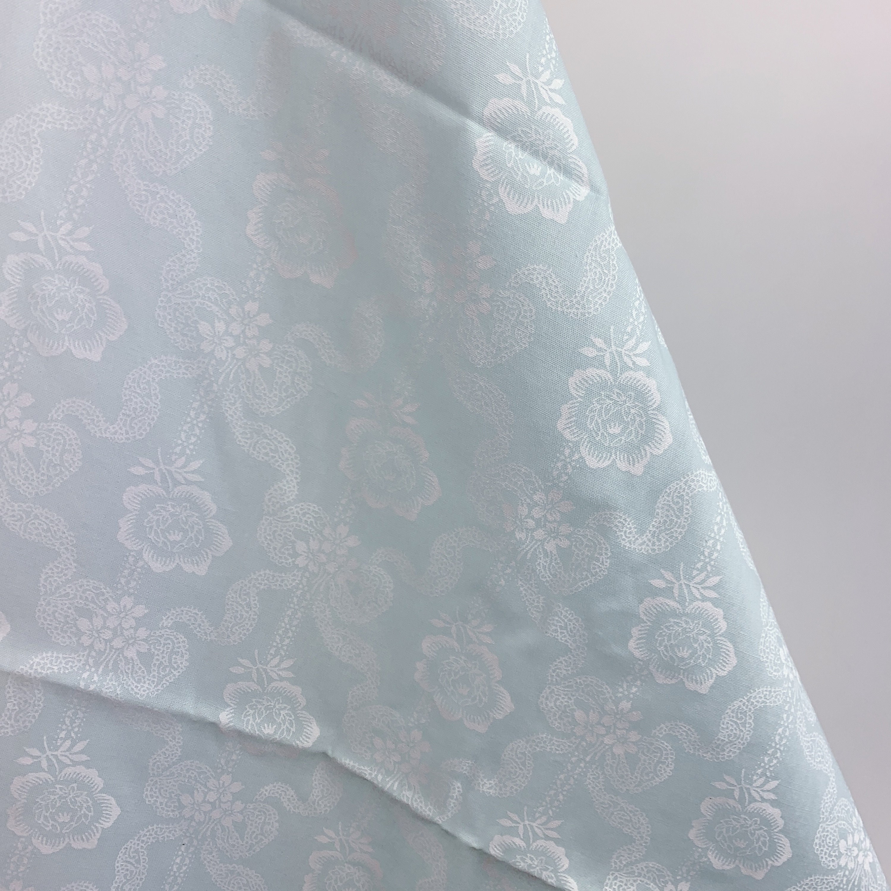 Vintage Springs Industries Fabric Floral Flower Painted | Etsy