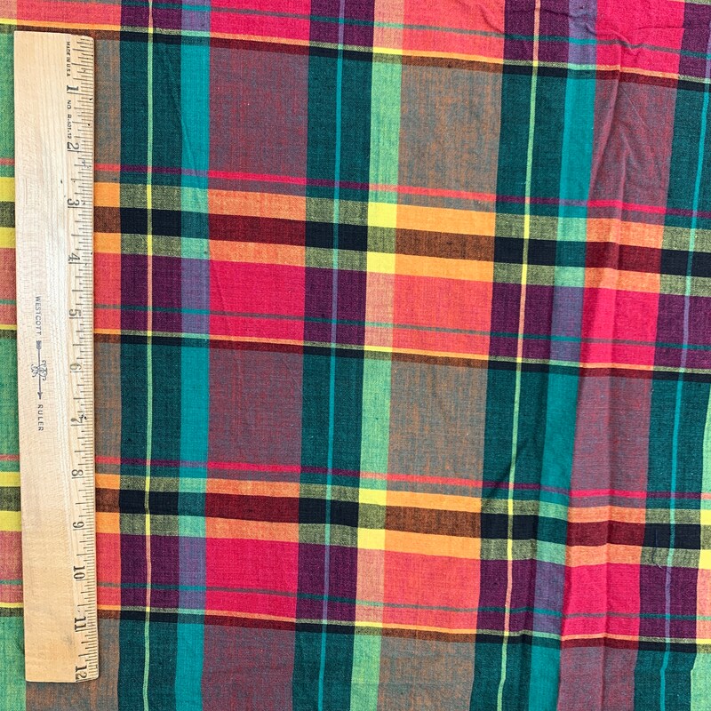 Madras Fabric - Etsy