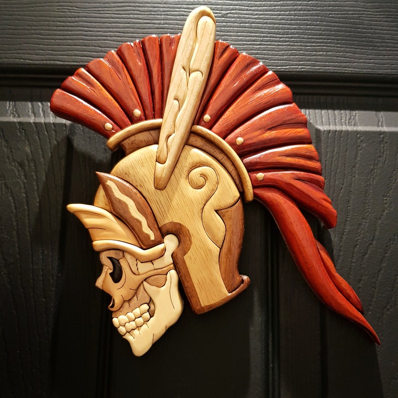 Gladiator Wooden Intarsia Pattern Gladiator Pattern Roman - Etsy