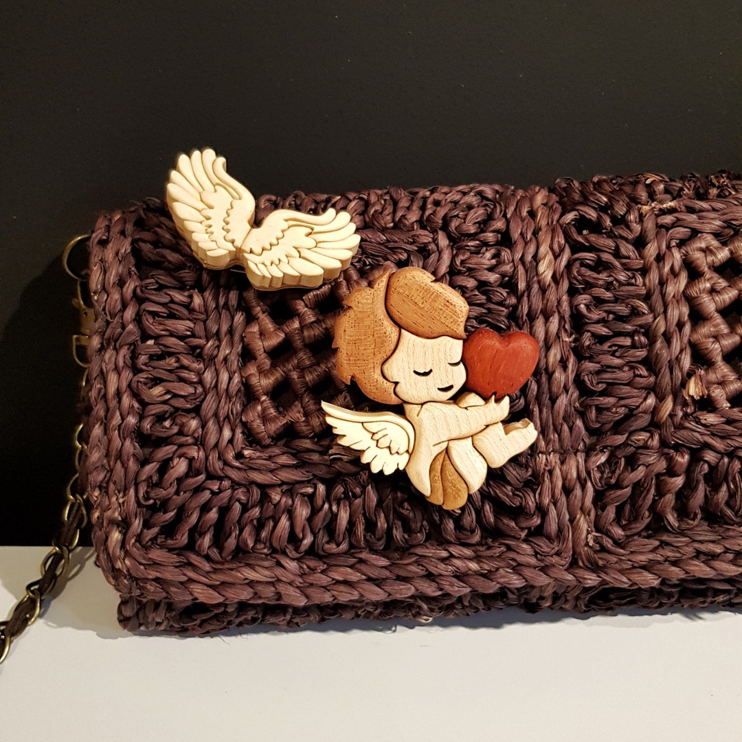 Mini Angel Intarsia Pattern, Wooden Cherub Wall Art PDF Design (digital ...