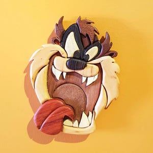 Tasmanian Devil Intarsia Pattern Scroll Saw Pattern Pattern Only ...