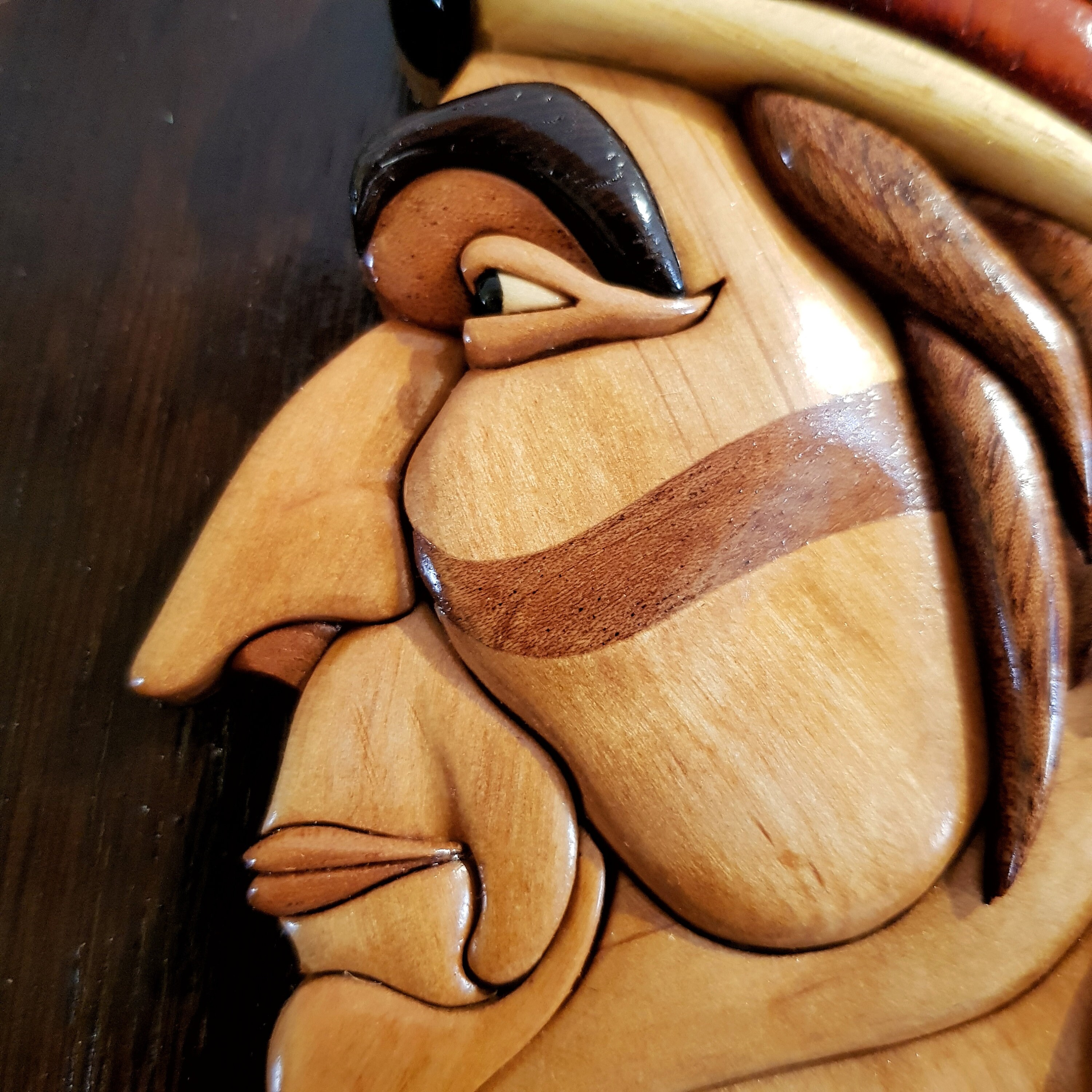 Native American Chief Intarsia Pattern PDF, Wooden Scroll Saw Wall Art ...